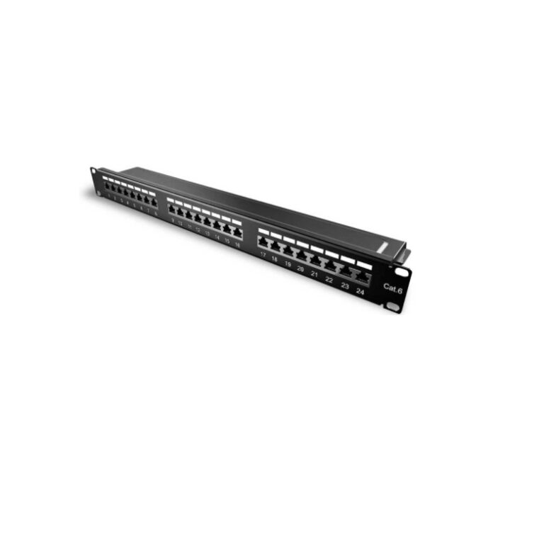 PATCH PANEL 24 PUERTOS CAT 6 – Tienda